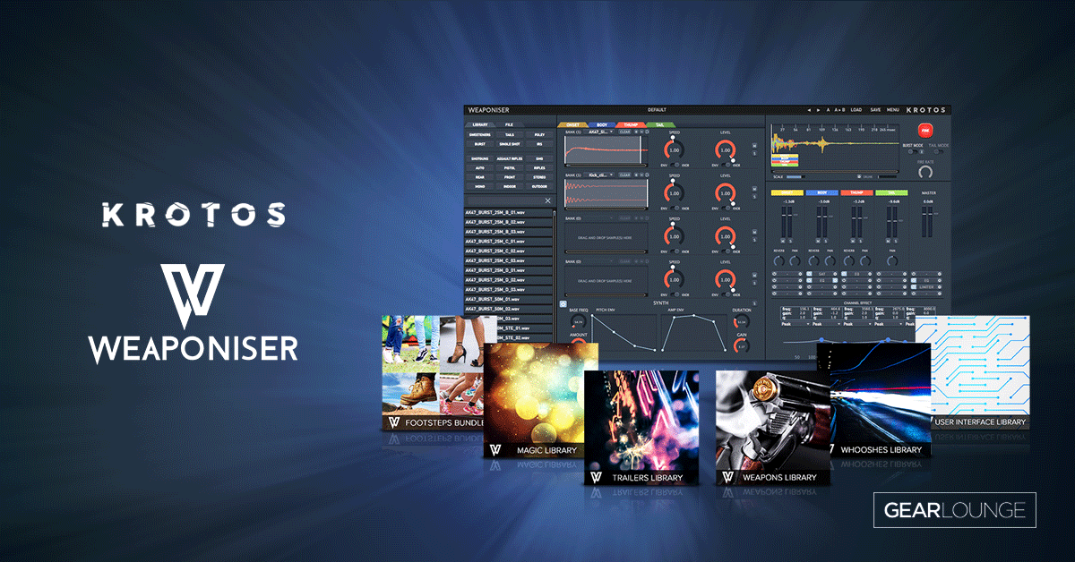 [Krotos Audio] Weaponiser 리뉴얼 - GEARLOUNGE