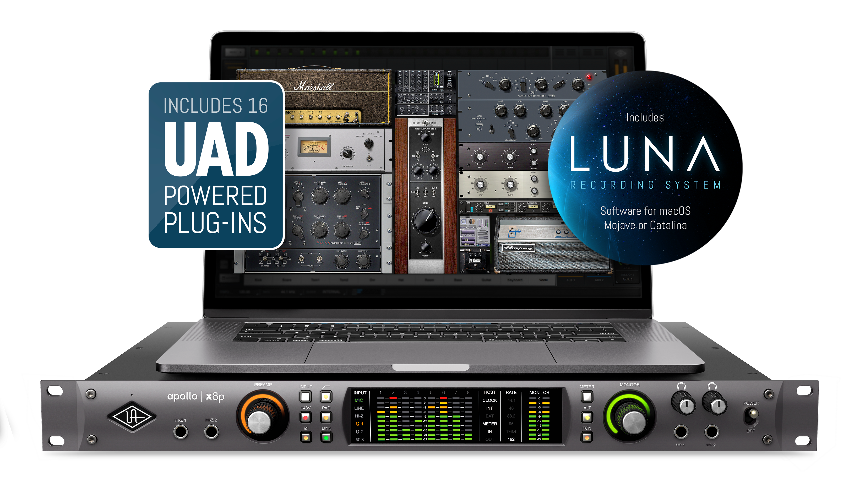 Universal Audio Apollo x8p Heritage Edition - Gearlounge