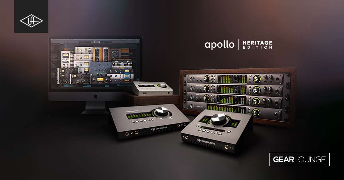 [Universal Audio] Apollo 시리즈 Heritage Edition 출시 - GEARLOUNGE