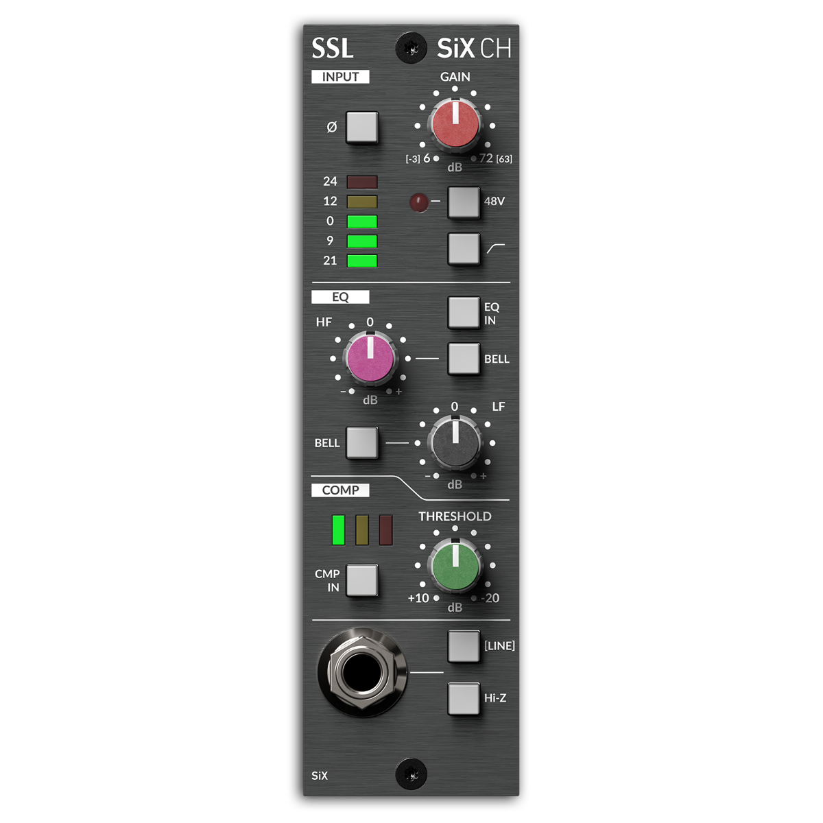 Solid State Logic 500-Series SiX Channel (mono) - GEARLOUNGE