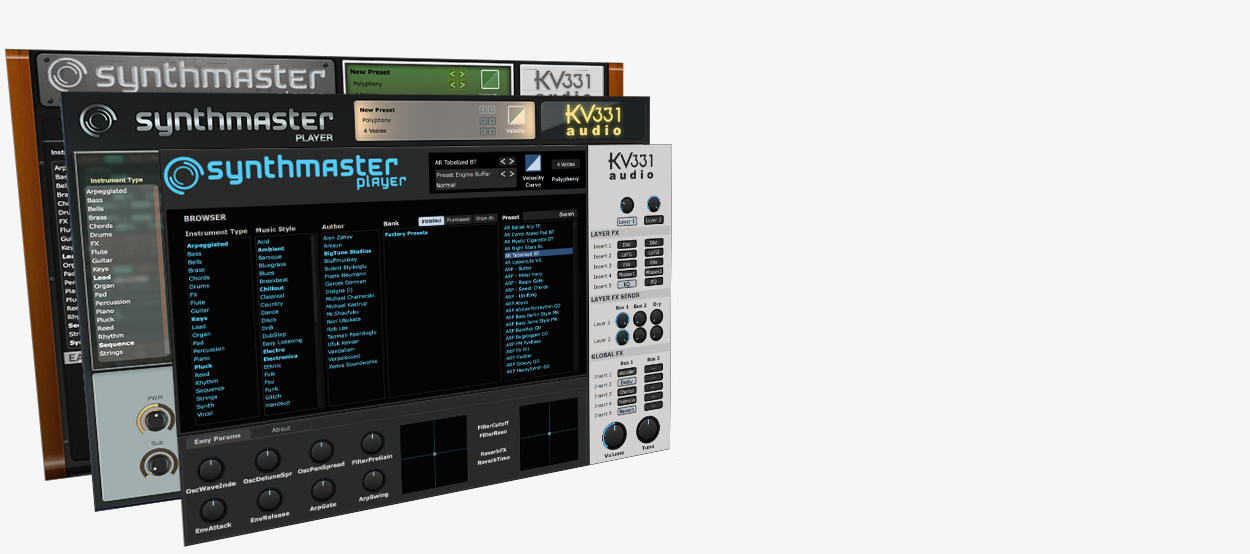 KV331 Audio SynthMaster Player upgrade to Everything Bundle - Gearlounge
