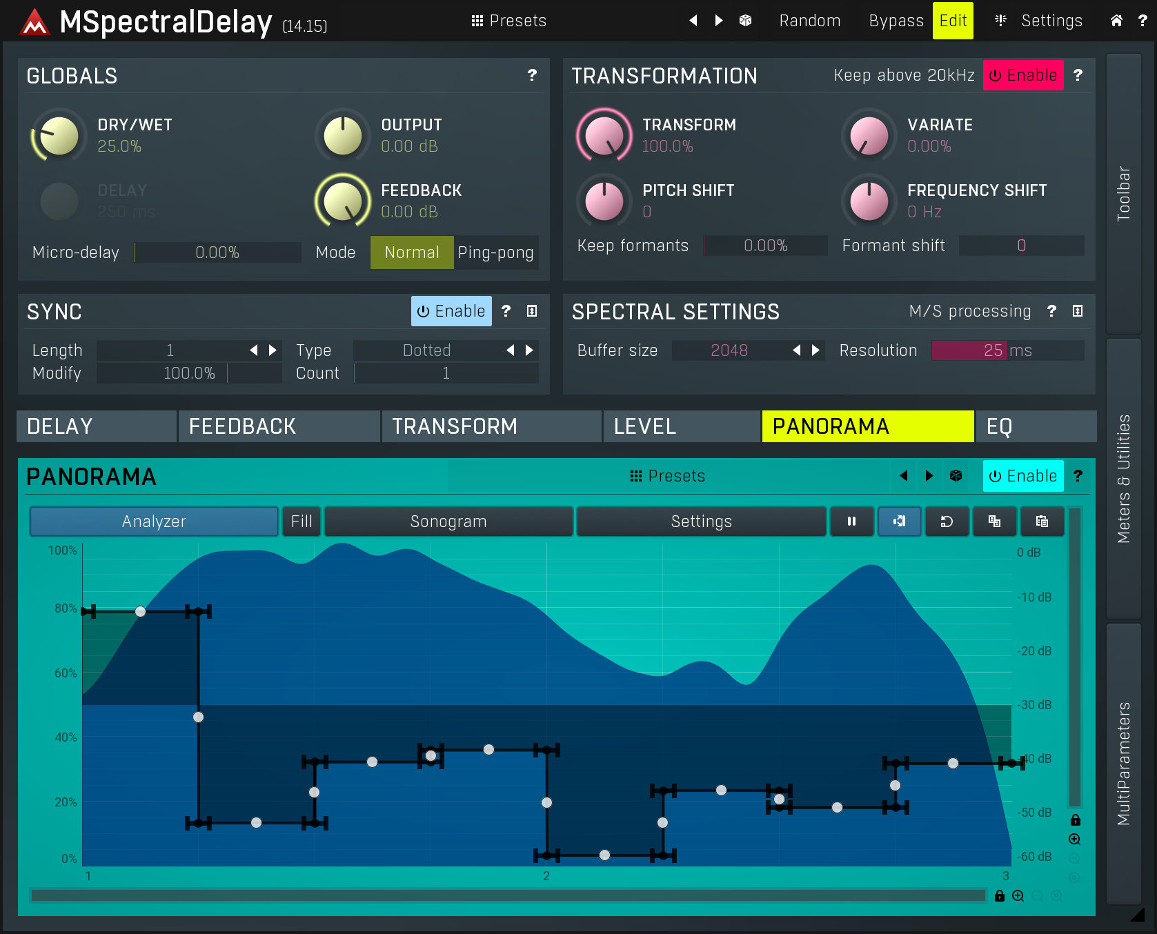 MeldaProduction MSpectralDelay - Gearlounge
