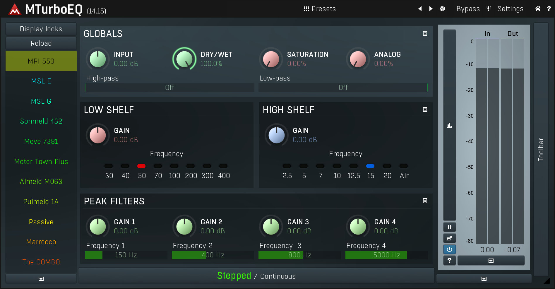 MeldaProduction MTurboEQ - Gearlounge