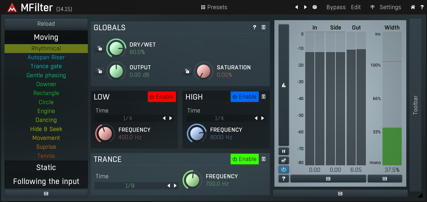 MeldaProduction MFilter - Gearlounge