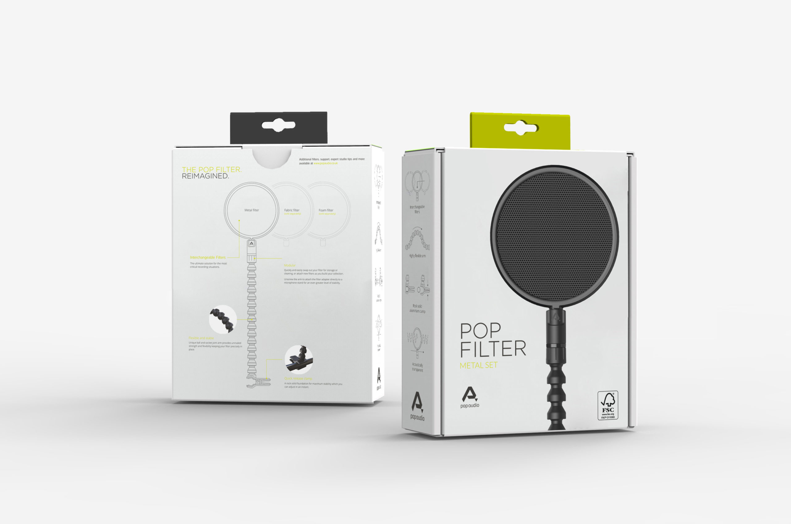 Pop Audio POP FILTER METAL SET - GEARLOUNGE