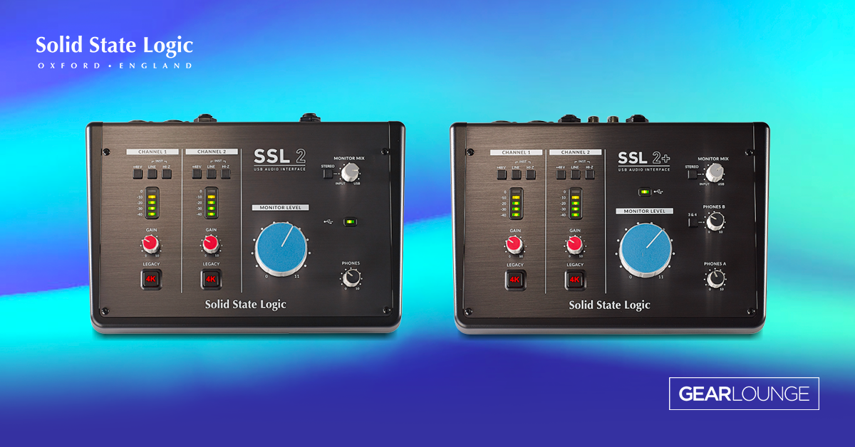 [Solid State Logic] SSL 2, SSL 2+ 프로덕션 팩 신규 소프트웨어 추가 - Gearlounge