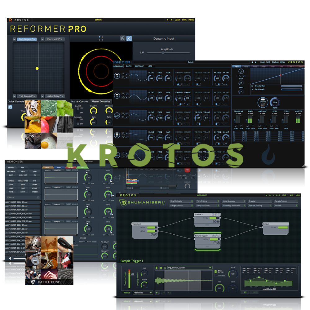 Krotos Audio Sound Design Bundle 2 upgrade from Sound Design Bundle - Gearlounge