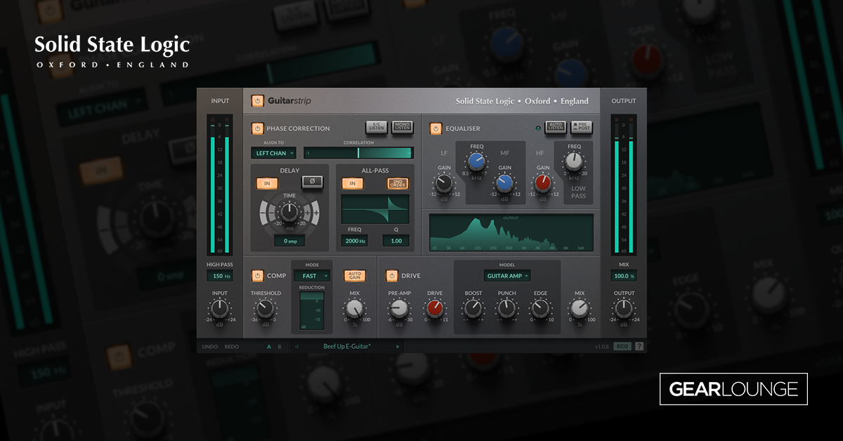 [Solid State Logic] Guitarstrip 출시 - GEARLOUNGE