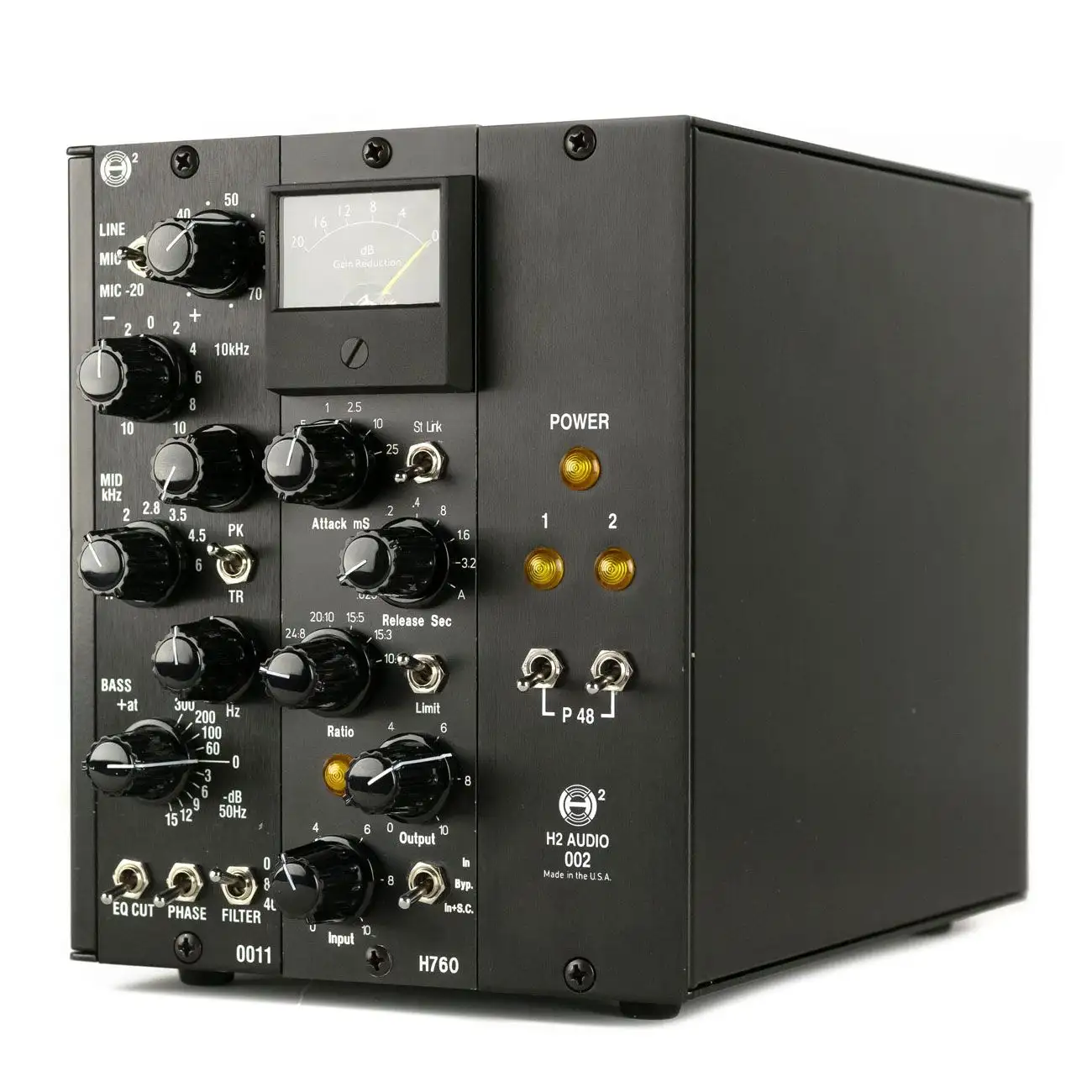 H2 Audio 002 Helios 2-Channel 11-Series Rack (w.PSU) - Gearlounge