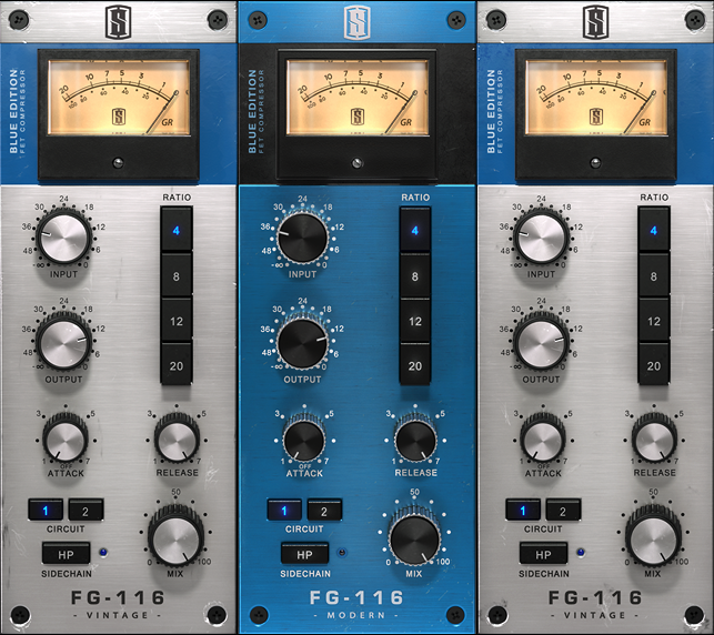 Slate Digital FG-116 Blue FET Compressors - Gearlounge