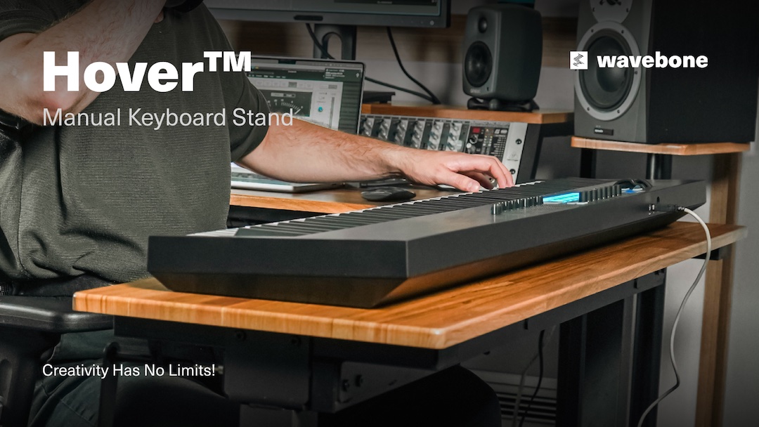 [Wavebone] Hover™ 키보드 스탠드 데스크 국내 출시 - GEARLOUNGE