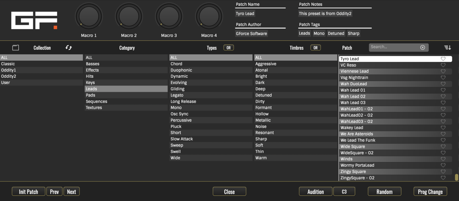 GForce Software Oddity3 - Gearlounge
