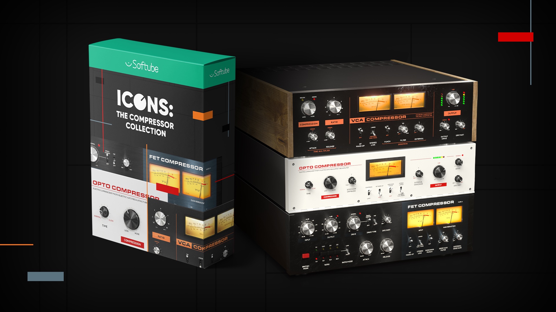 Softube Icons: The Compressor Collection Upgrade from FET Compressor Mk ...