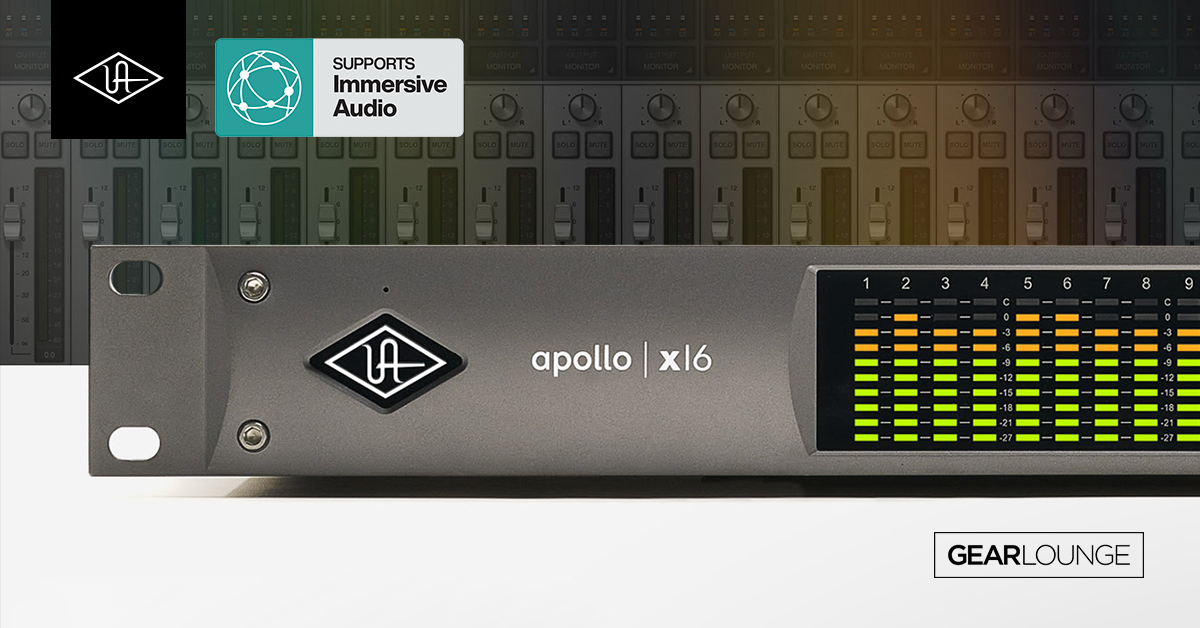 [UA] Apollo x16 이머시브 오디오 지원 및 UAD 10.2.3 업데이트 - Gearlounge