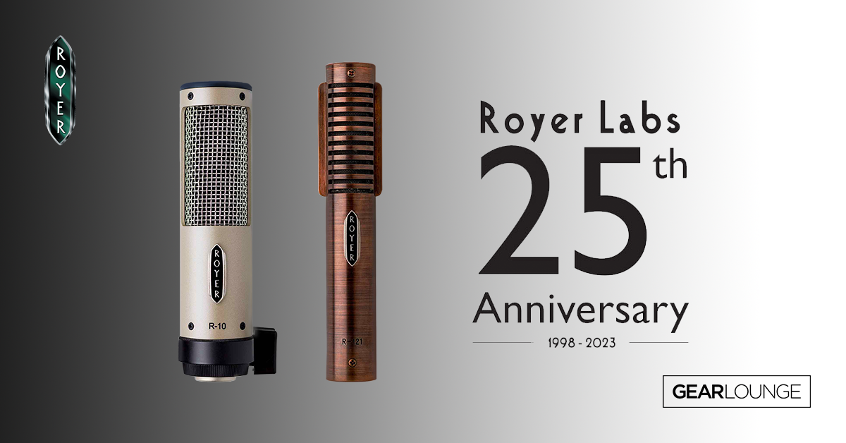 [Royer Labs] 창립 25주년 기념 한정판 리본 마이크 출시 - Gearlounge