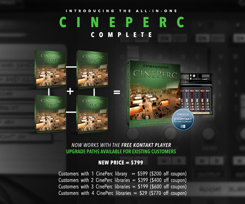 Cinesamples CinePerc - Gearlounge