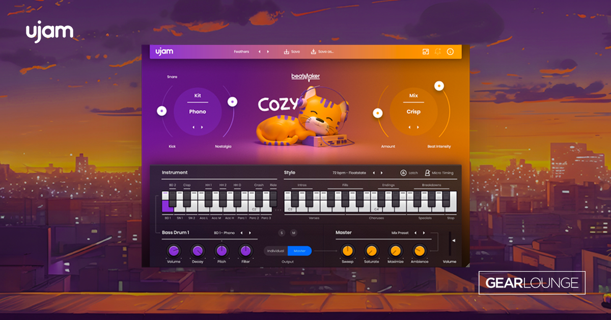 [ujam] COZY 출시 - Gearlounge