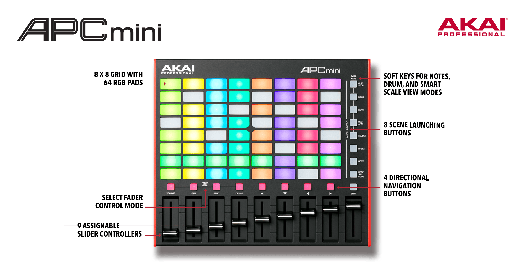 Akai Professional APC Mini MK2 - GEARLOUNGE