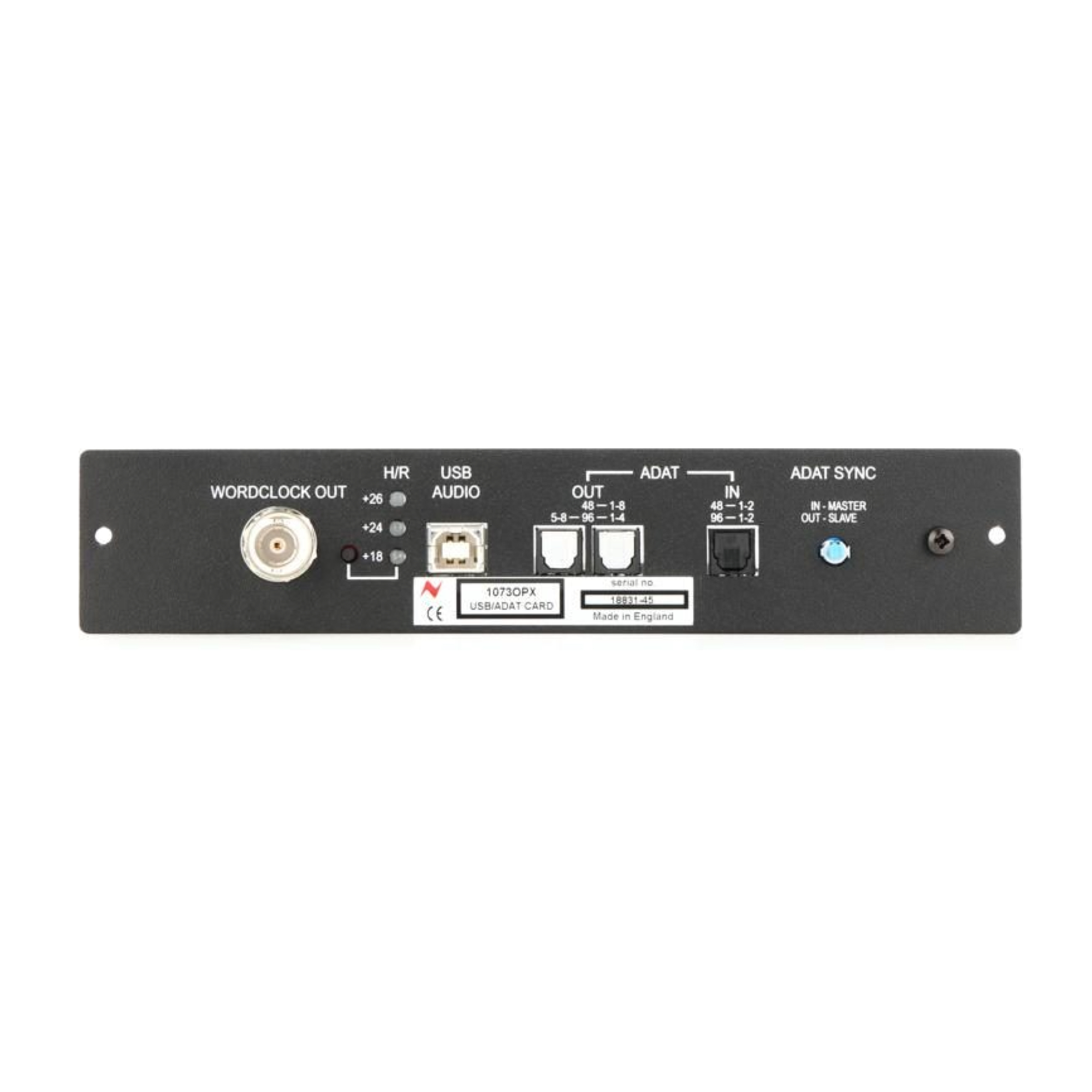 Neve 1073OPX ADAT/USB digital option card - Gearlounge