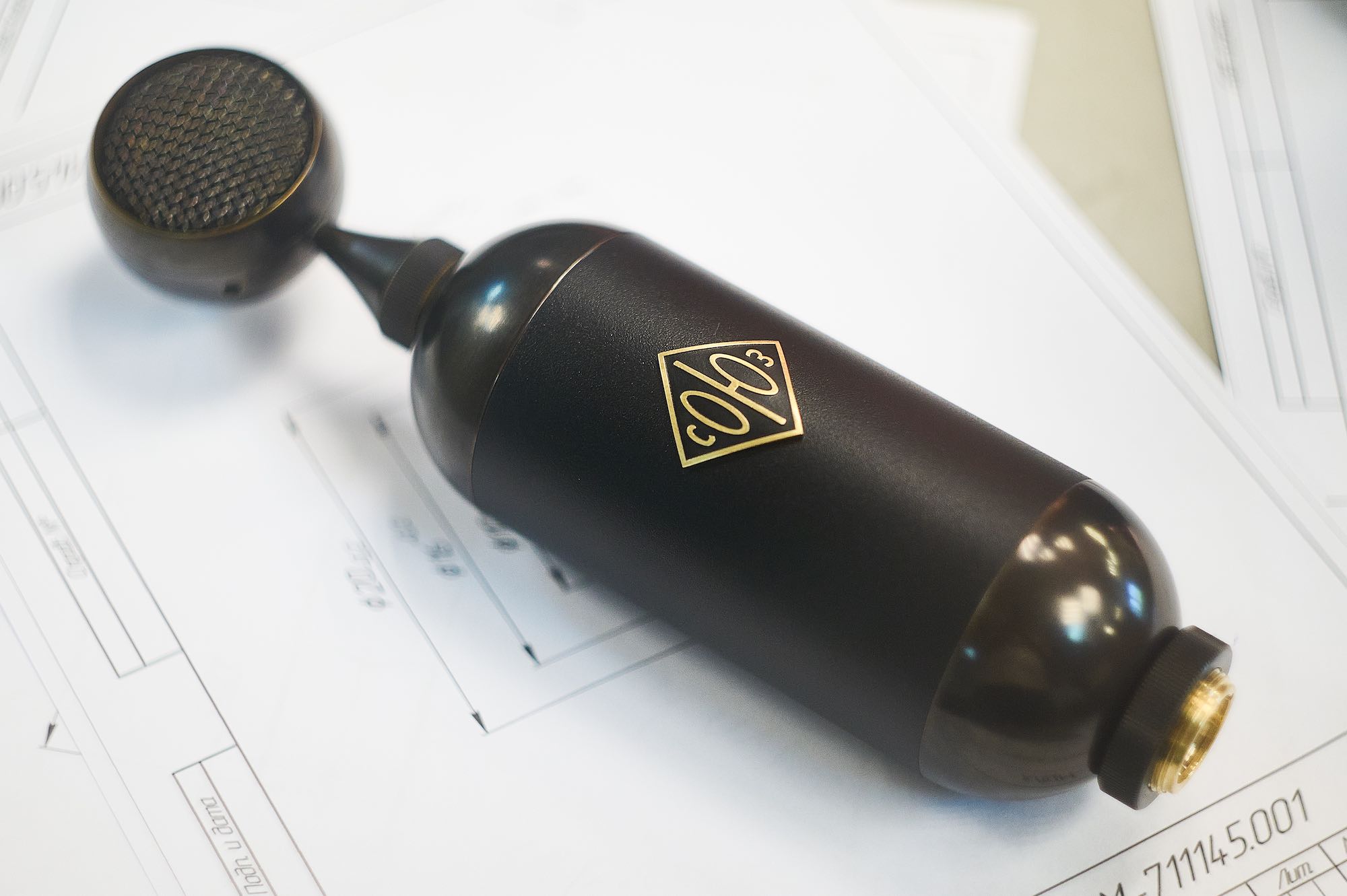 Soyuz Microphones 017 FET - Brass Black Limited Edition - Gearlounge