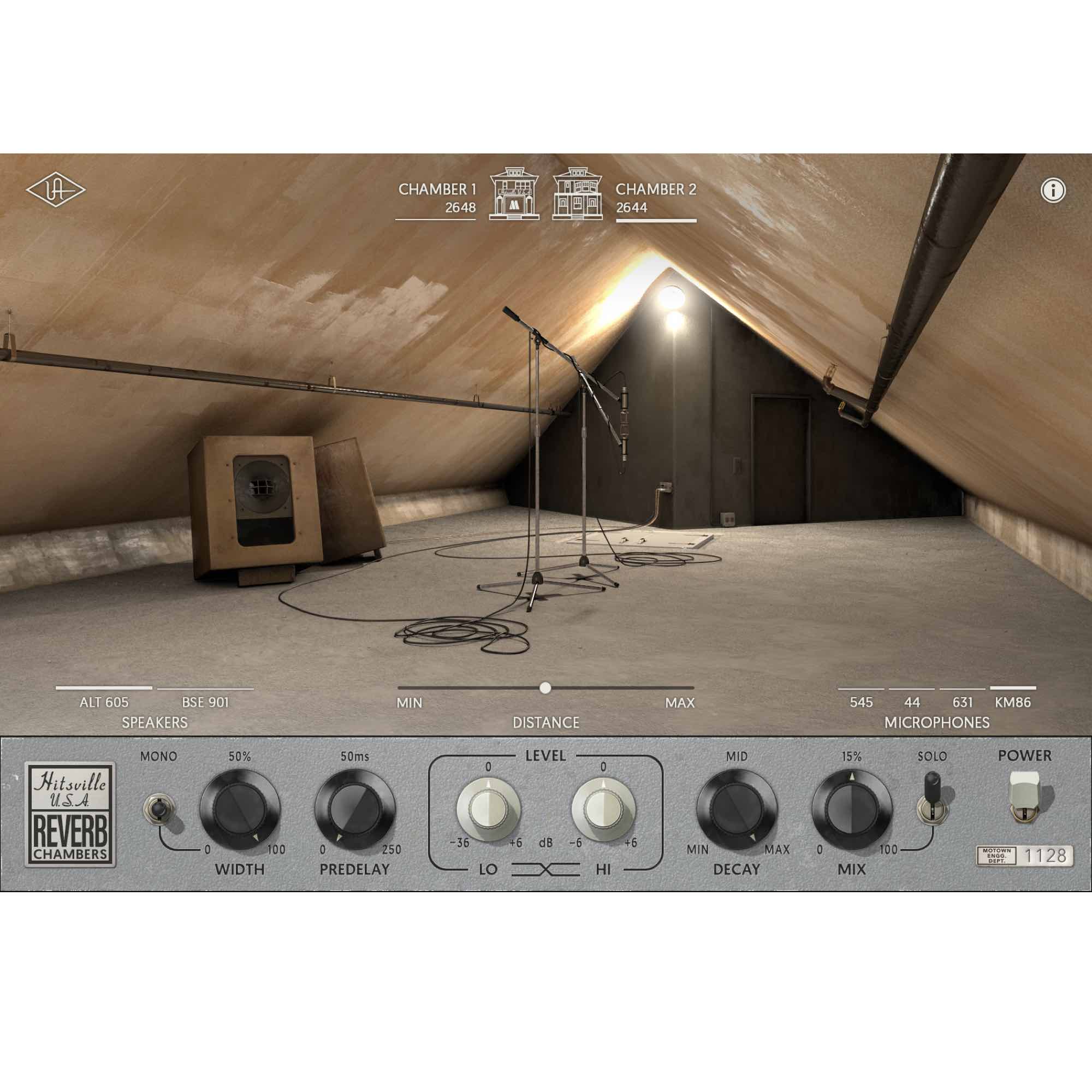 UAD Software Hitsville Reverb Chambers - GEARLOUNGE