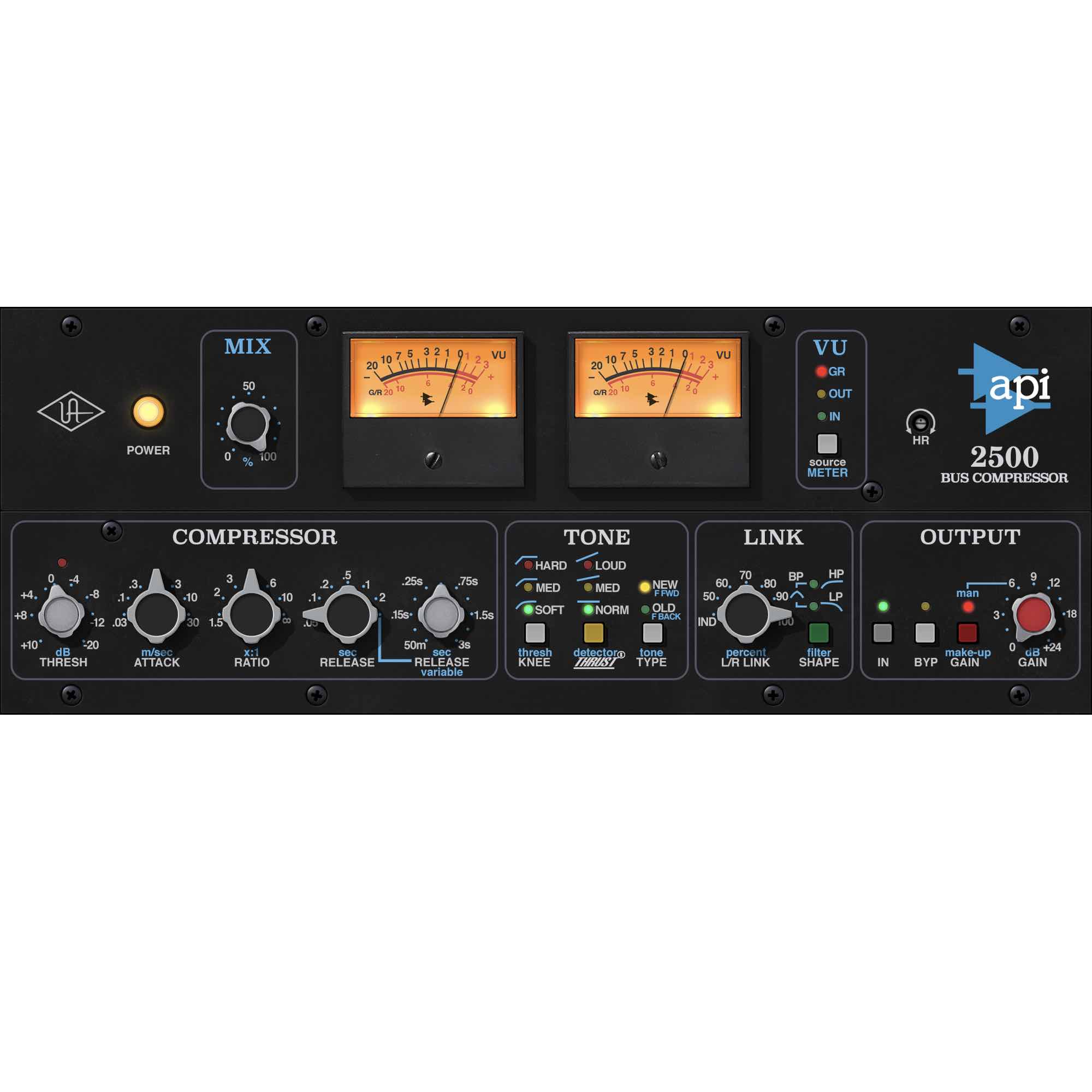 UAD Software API 2500 Bus Compressor - GEARLOUNGE