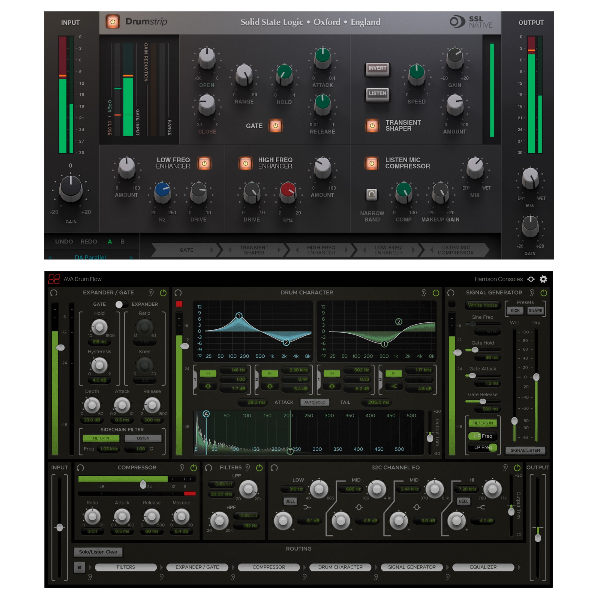 Solid State Logic × Harrison Audio SSL Native Drumstrip and Harrison ...