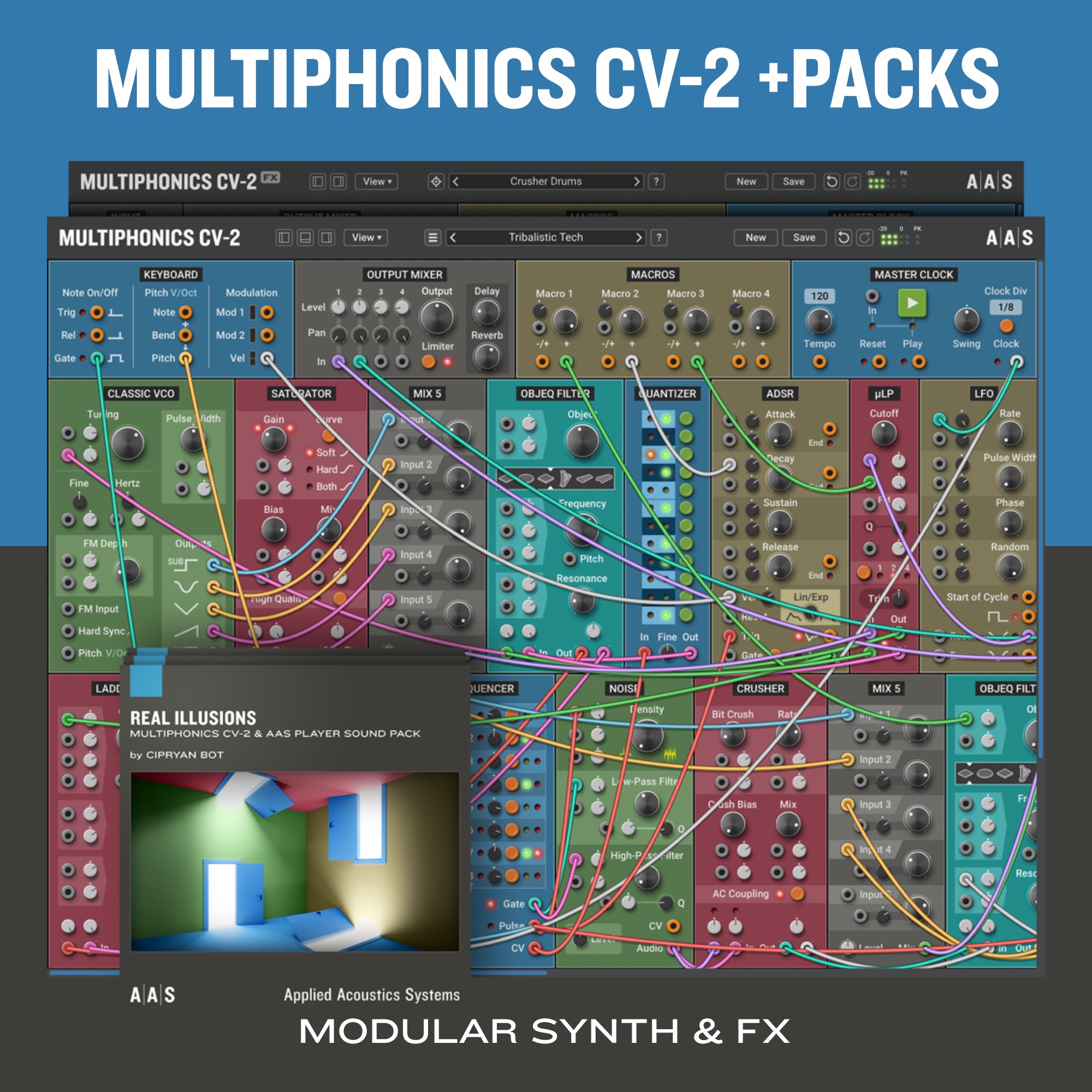 Applied Acoustics Systems Multiphonics CV-2 + PACKS - Gearlounge