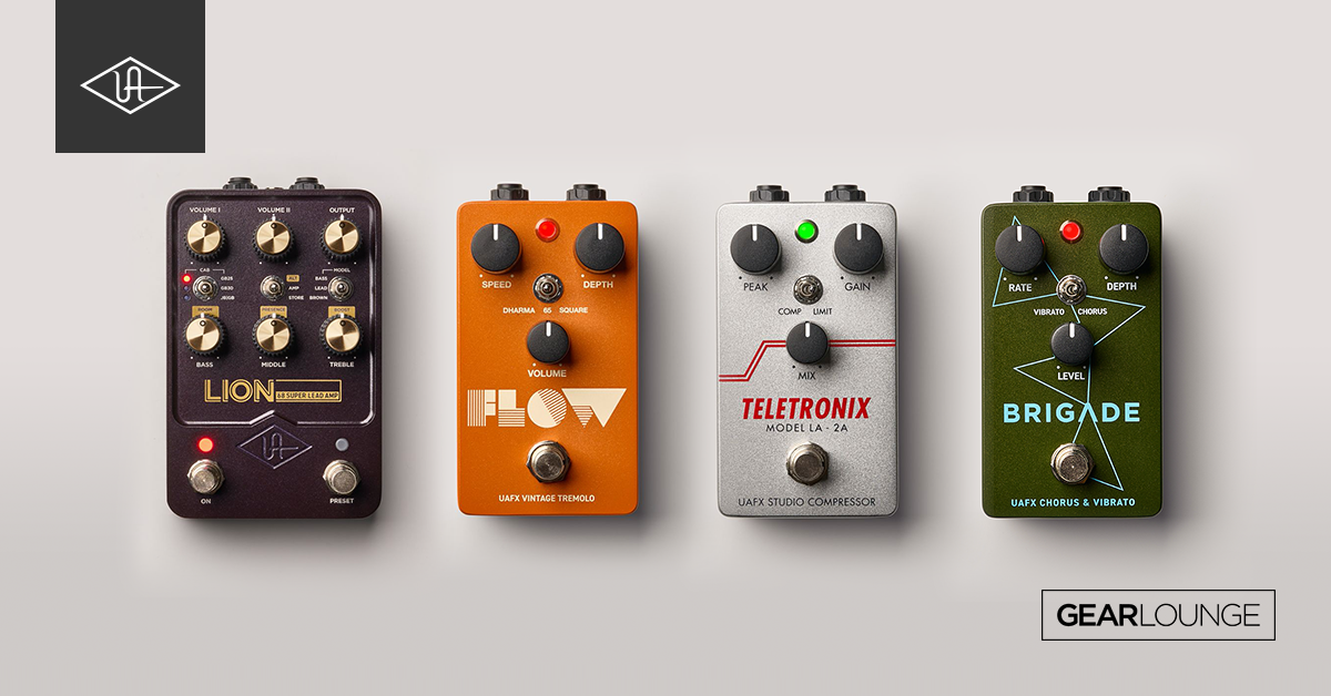 [UA] UAFX Lion 및 신규 Compact 시리즈 출시 - Gearlounge