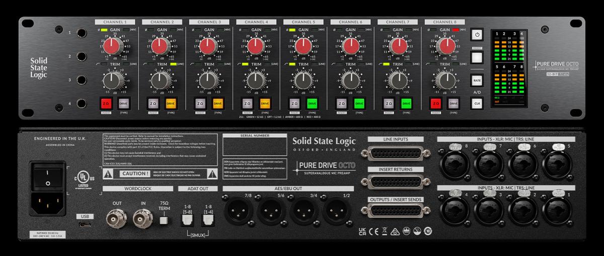 Solid State Logic Pure Drive Octo - GEARLOUNGE