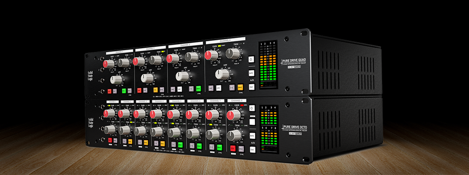 [Solid State Logic] Pure Drive Quad & Octo 출시 - Gearlounge
