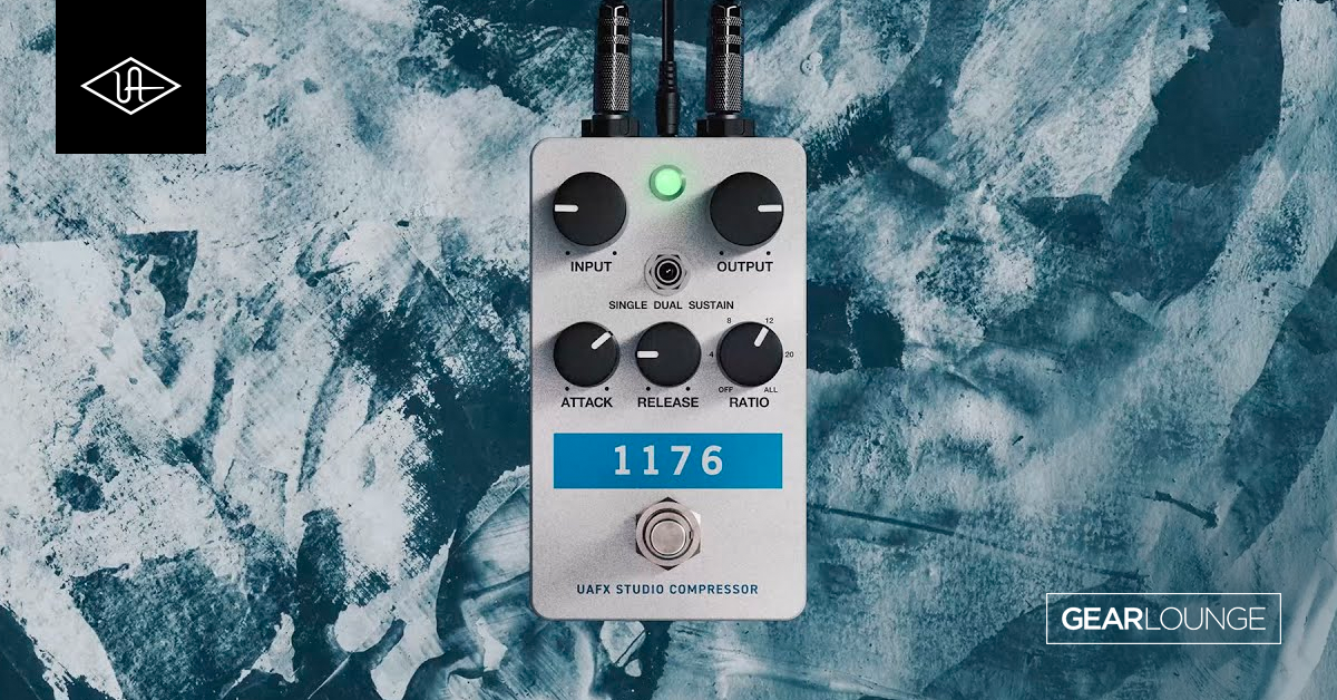 [UA] UAFX 1176 Studio Compressor 리뷰 (by MusicRadar) - Gearlounge