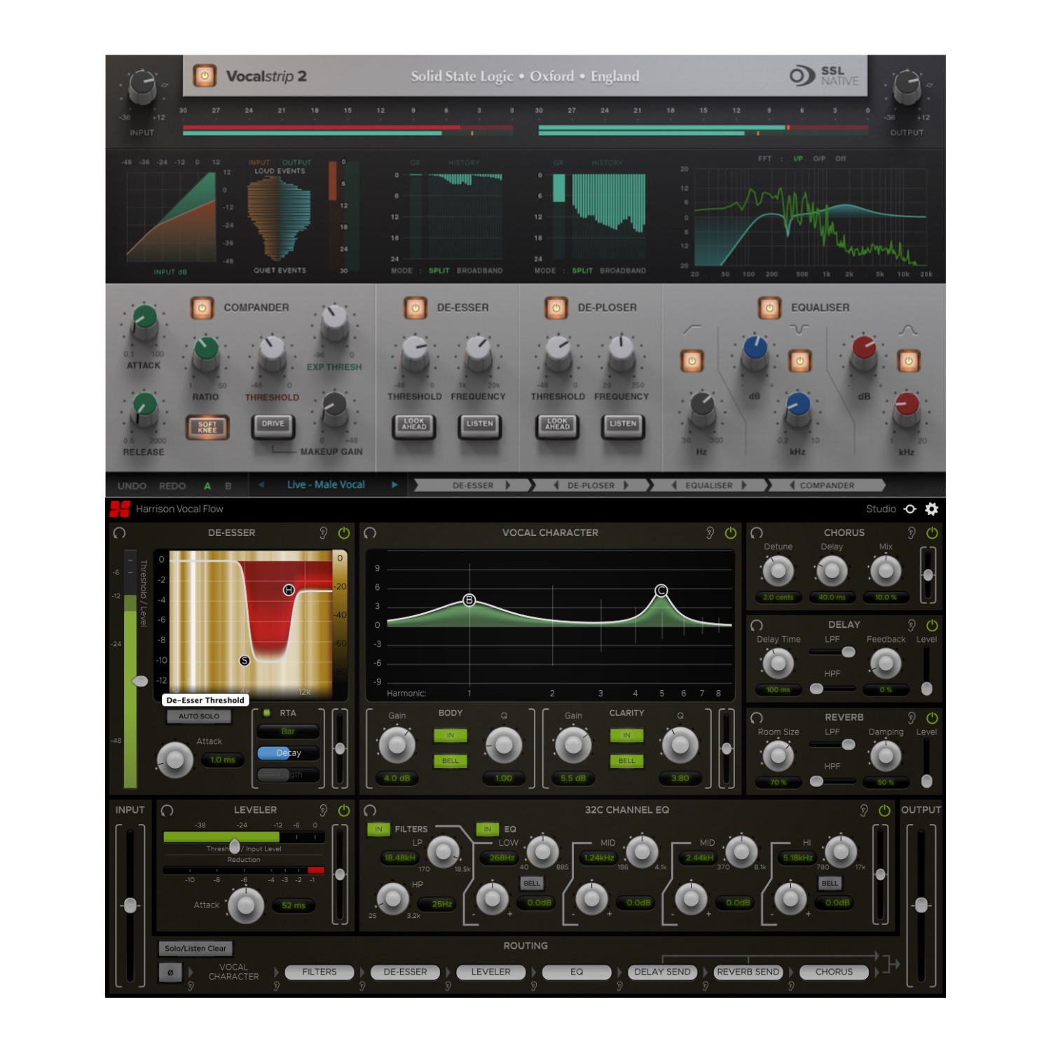 Solid State Logic × Harrison Audio SSL Native Vocalstrip 2 and Harrison Vocal Flow Bundle ...