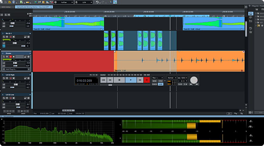 MAGIX Samplitude Pro X8 - GEARLOUNGE