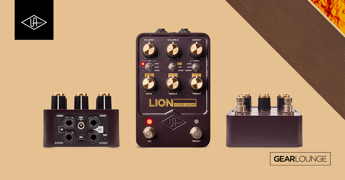 [UA] UAFX Lion '68 리뷰 (by MusicRadar) - GEARLOUNGE