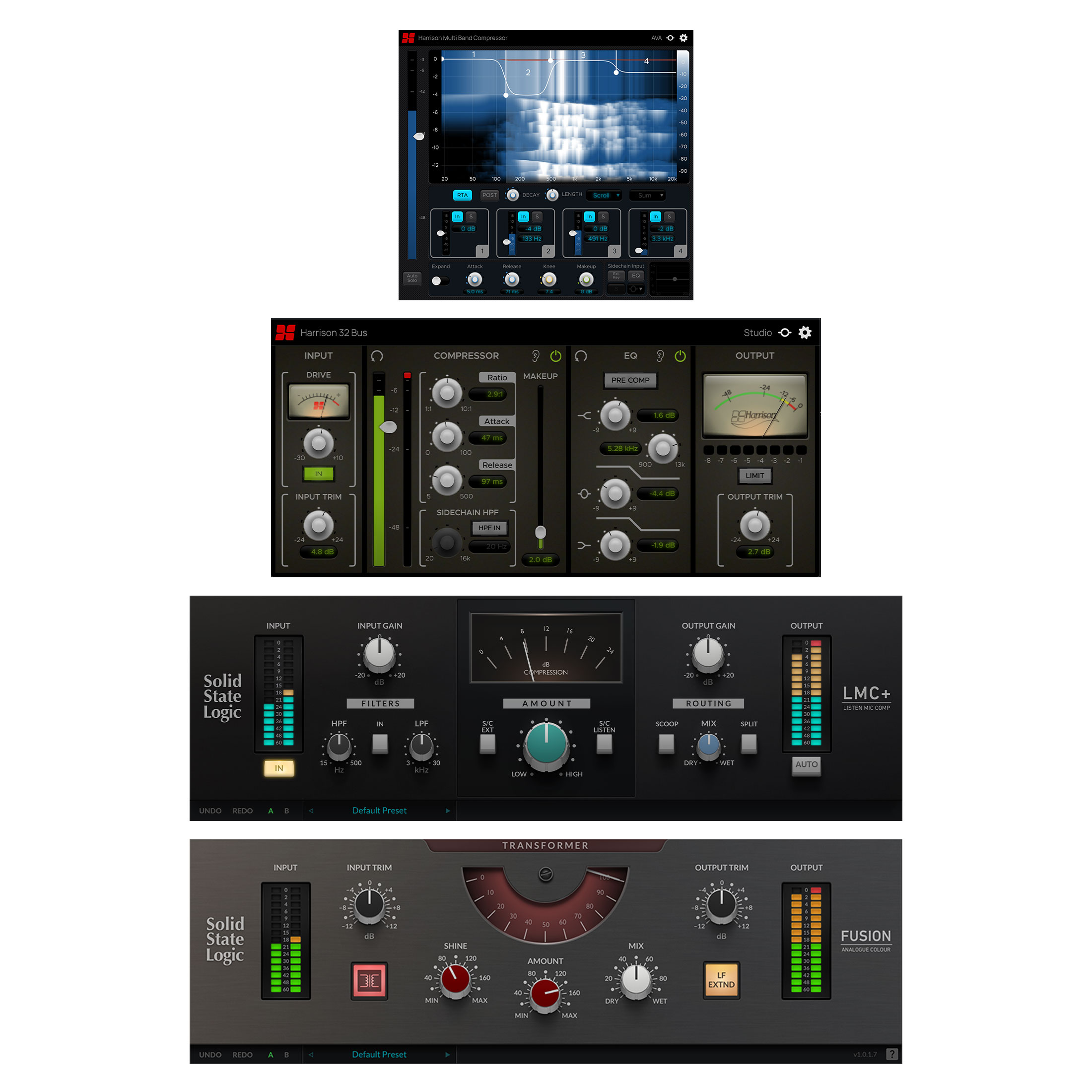 Solid State Logic × Harrison Audio Compressor Bundle - Gearlounge