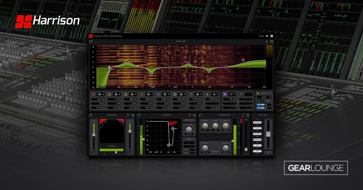 [Harrison Audio] MPC Channel Strip 국내 출시 - GEARLOUNGE