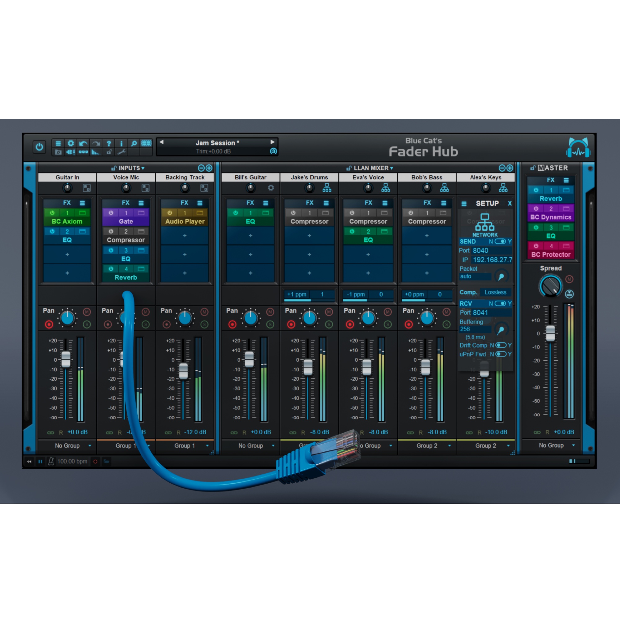 Blue Cat Audio Fader Hub - Gearlounge