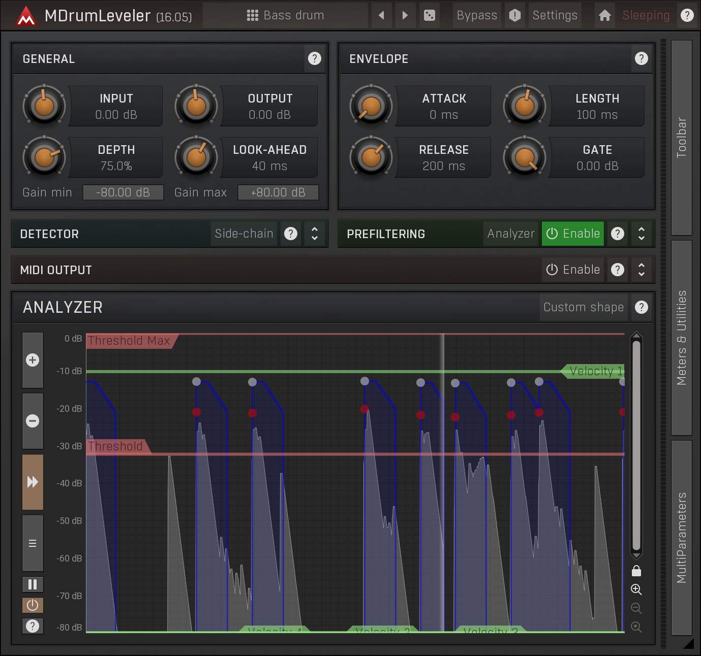 MeldaProduction MDrumLeveler - Gearlounge