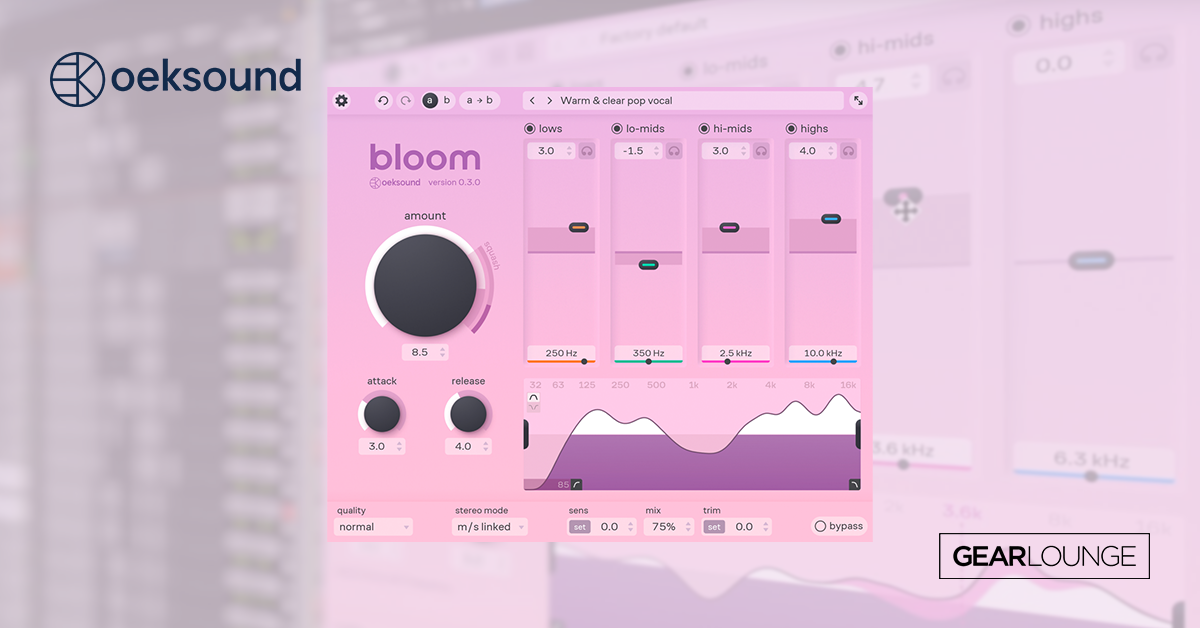 [oeksound] bloom 리뷰 (by MusicTech) - Gearlounge