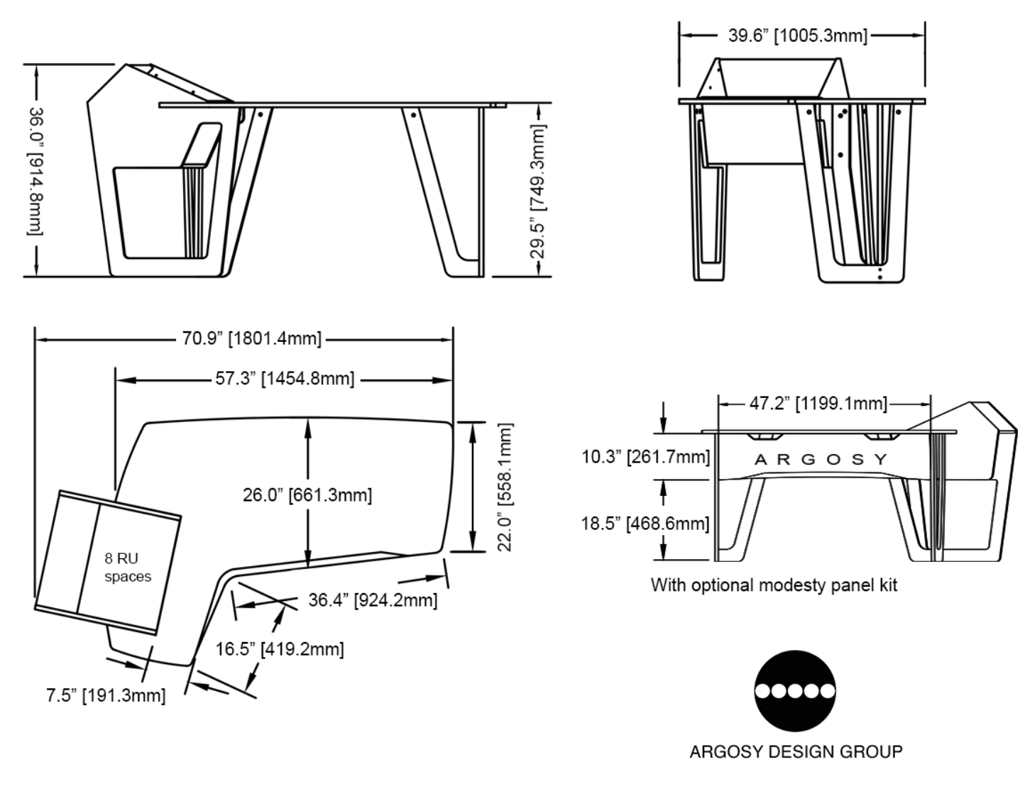 Argosy AIRE Desk Edit - Gearlounge