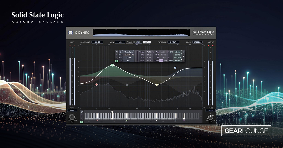 [Solid State Logic] X-DynEQ 출시 - Gearlounge
