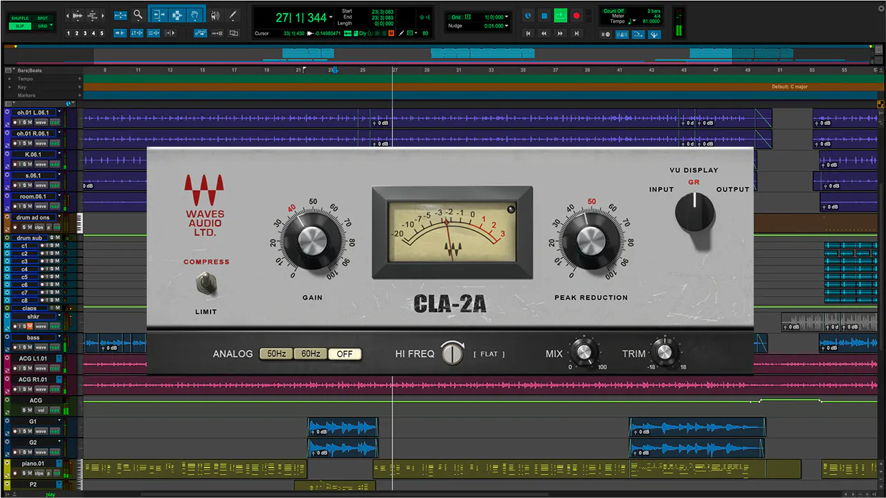 Waves CLA-2A Compressor / Limiter - Gearlounge