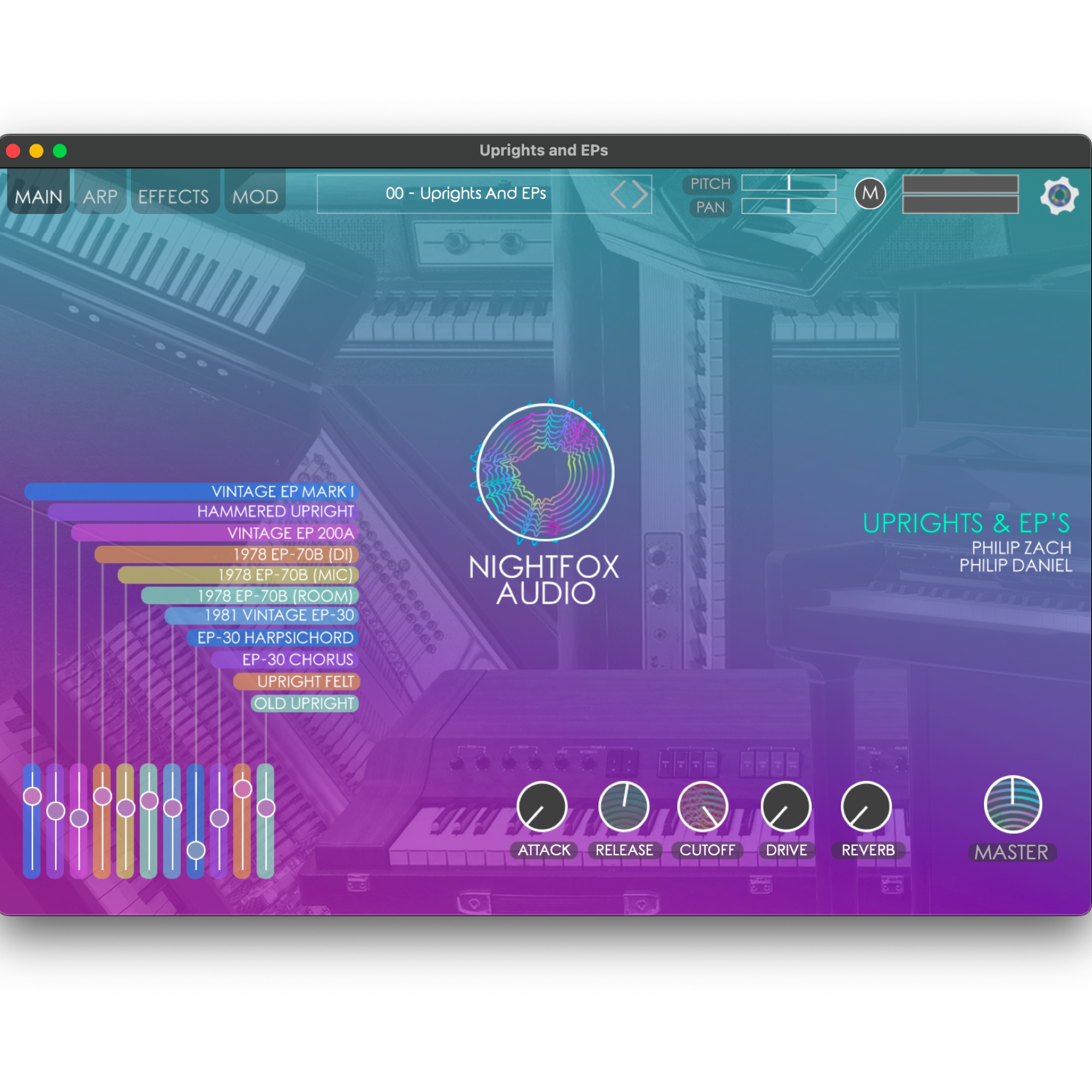 Nightfox Audio Uprights and EPs - Gearlounge