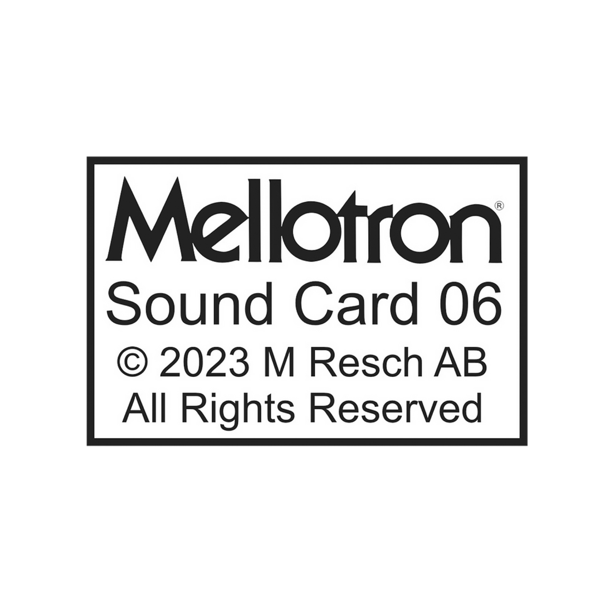 Mellotron Mellotron Sound Card 06 - GEARLOUNGE