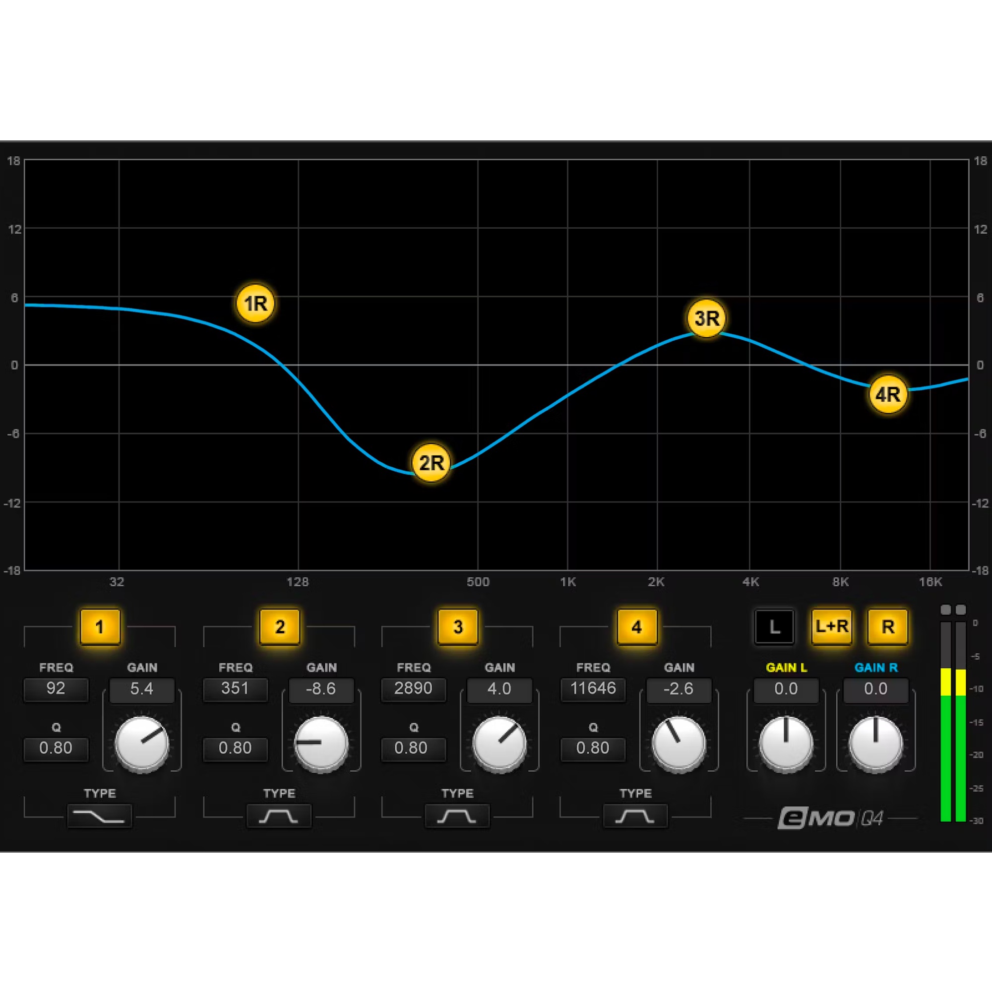 Waves eMo Q4 Equalizer - Gearlounge