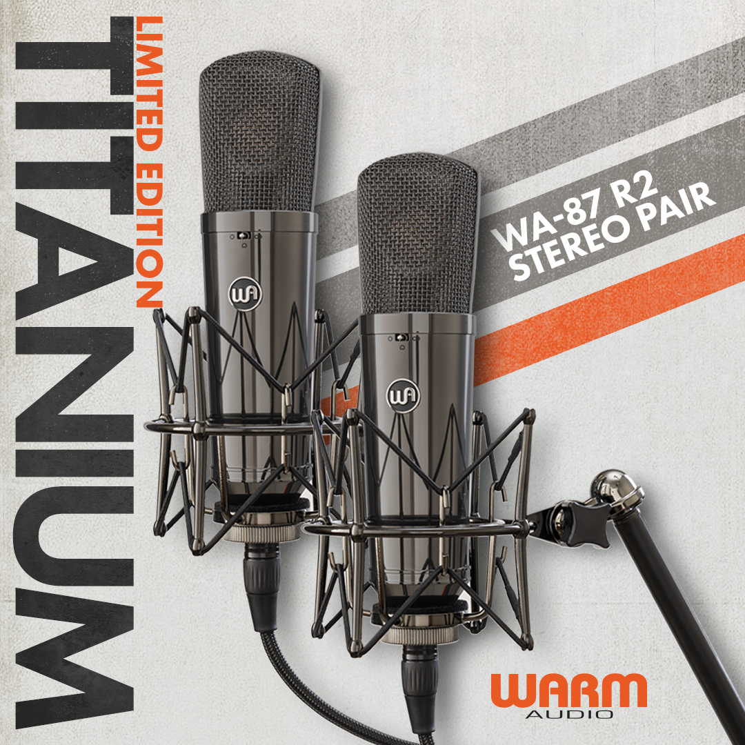 Warm Audio WA-87 R2 TS Titanium Stereo Pair - Gearlounge