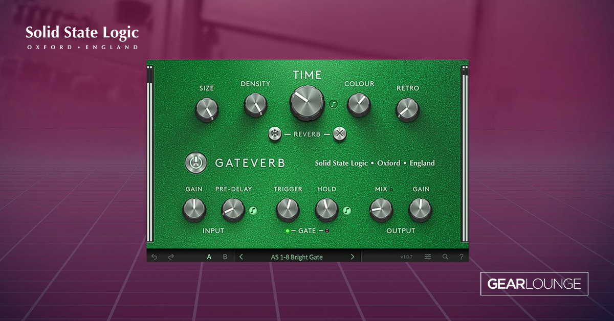 [Solid State Logic] GateVerb 출시 - Gearlounge