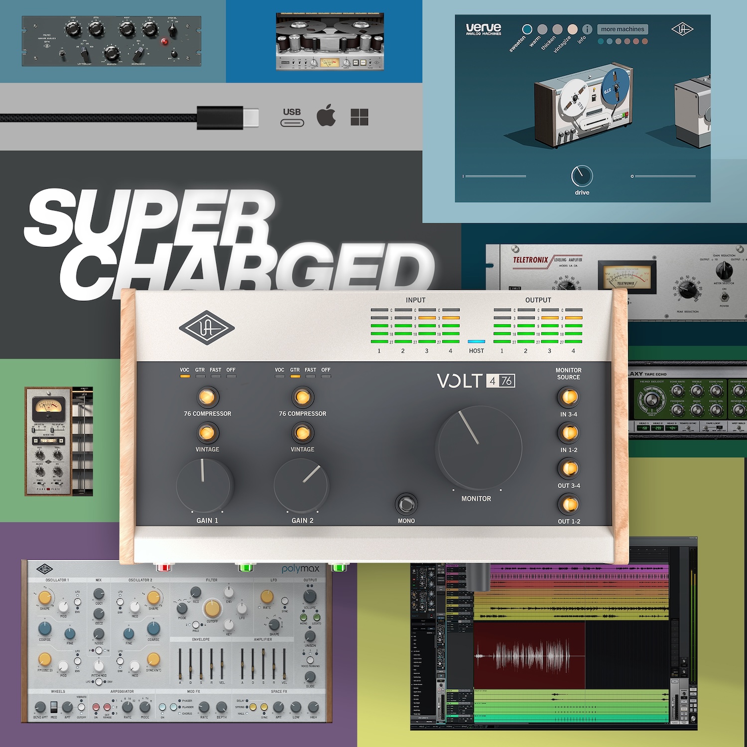 Universal Audio Volt 476 USB Recording Studio - GEARLOUNGE