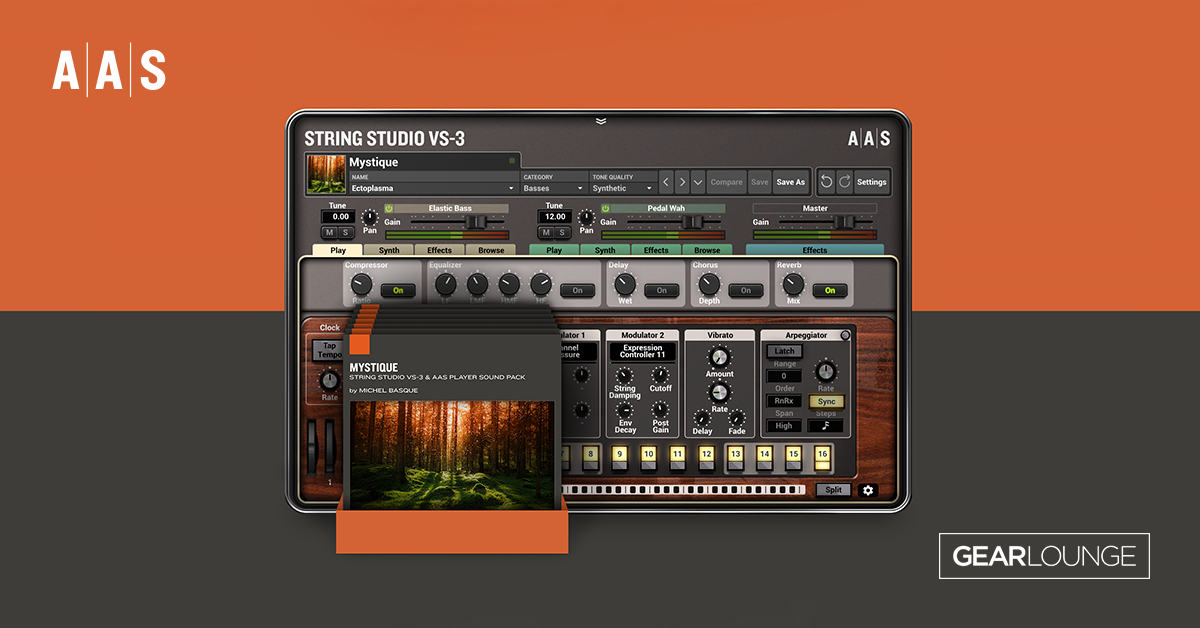 [AAS] String Studio VS-3 사운드팩, Mystique 출시 - GEARLOUNGE